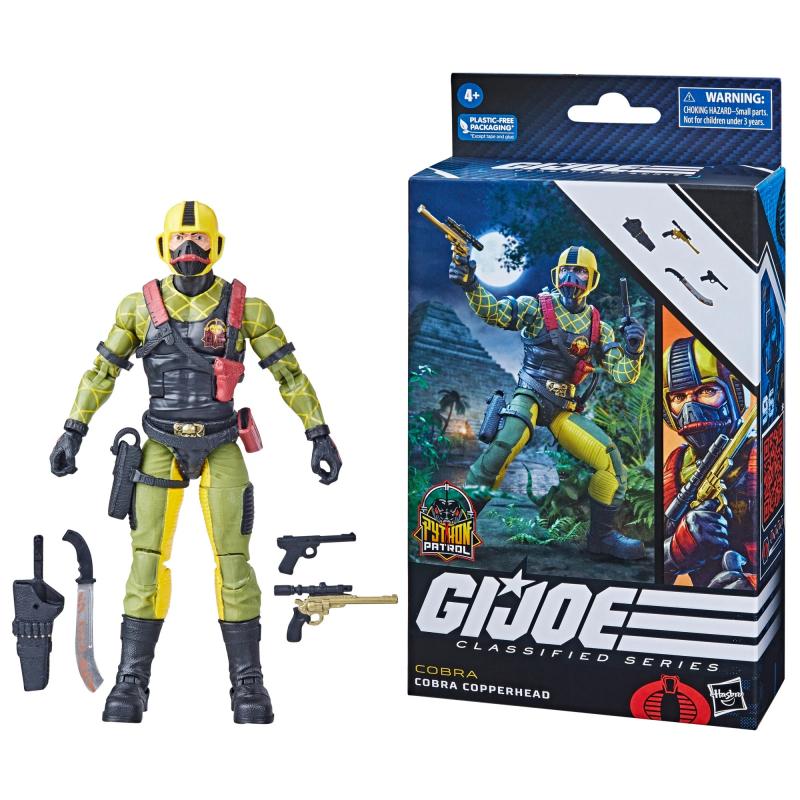 Hasbro G.I. Joe Classified Series Python Patrol Cobra Copperhead 6"Act – MONOGOODS